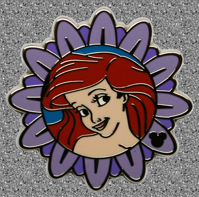 Ariel (Little Mermaid) Flower Collection Pin - DISNEY Hidden Mickey ...