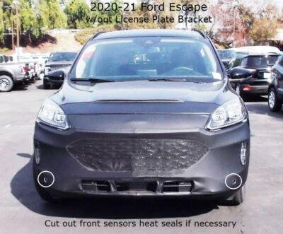 Lebra Front End Cover Bra Mask Fits Ford Escape 2020-2022 W/O License ...