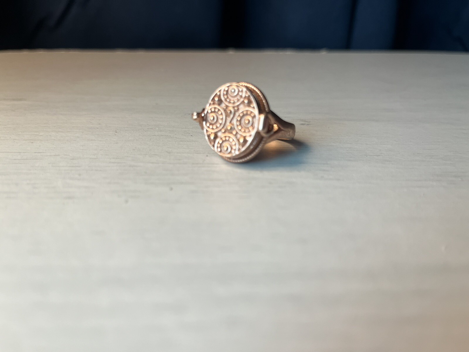 Poison Ring Pill Box Ring - Rose Gold Plated - Size 9.25 | eBay