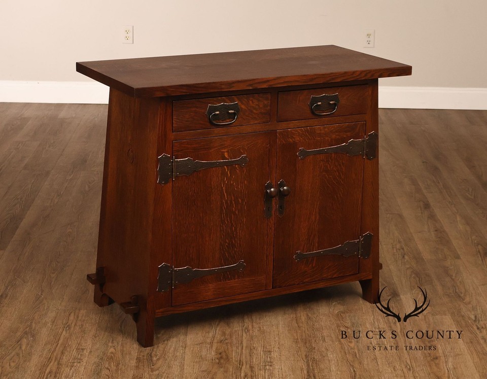 Stickley Roycroft Reissue Mission Oak Cellarette Cabinet | eBay