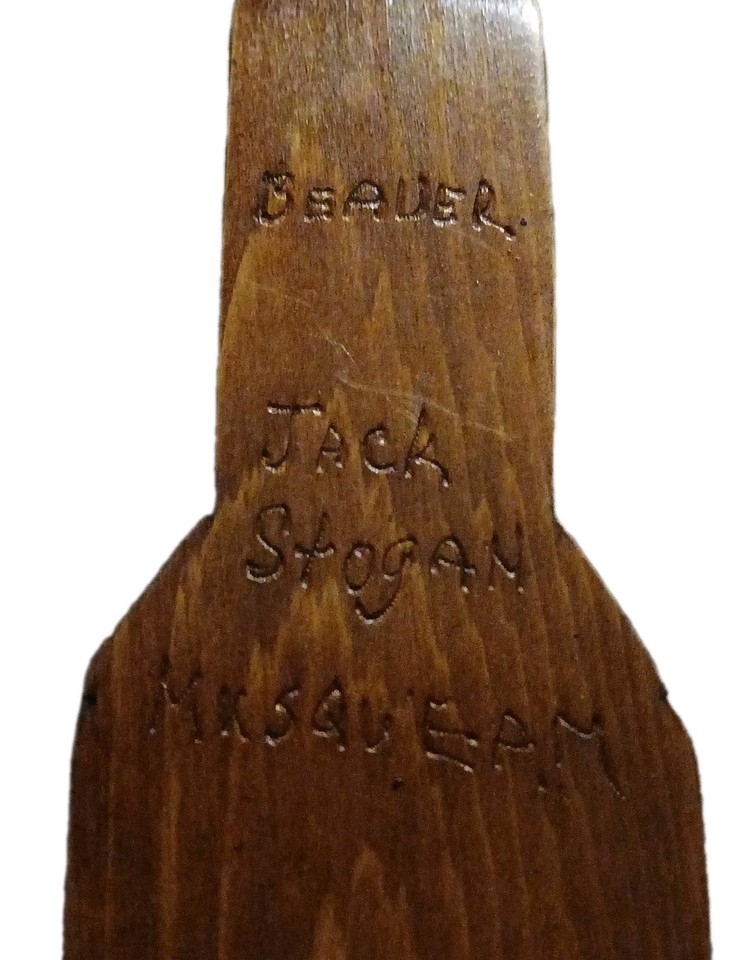 WOOD BEAVER TOTEM MUSQUEAM INDIAN SIGNED JACK STOGAN(H) FIRST NATION ...
