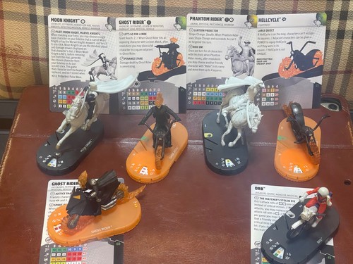 Heroclix Wheels of Vengeance Lot - Moon Knight, Ghost Rider, Phantom ...