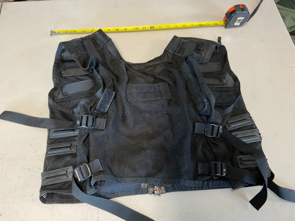 US military snap track survival / air ace vest . s-42 . black | eBay