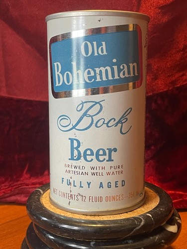 Old Bohemian Bock Beer *EMPTY, FULLY SEALED* | Vintage 12 oz Pull Tab ...