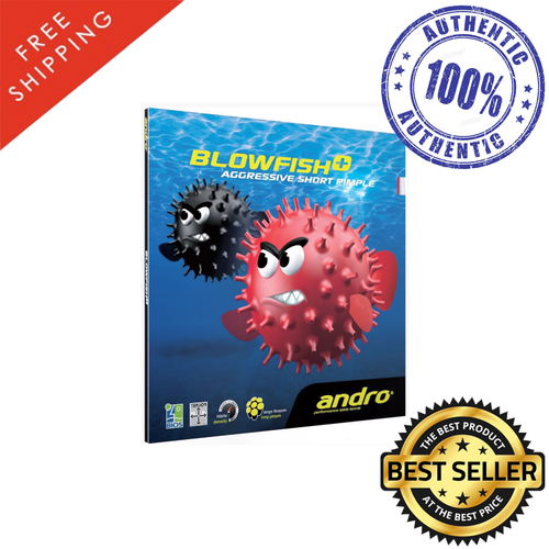 Andro Blowfish+ Table Tennis & Ping Pong Rubber, Choose Ur Color and ...