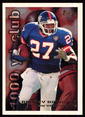 1995 Topps Rodney Hampton New York Giants #24 | eBay