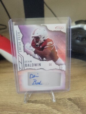 2023 SAGE DEVIN BALDWIN Sneak Peek Autographs #SPA-DB RC ON CARD AUTO ...