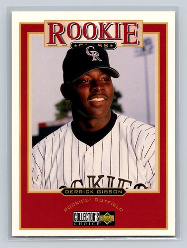 1997 Collector's Choice Baseball #470 Derrick Gibson Colorado Rockies ...