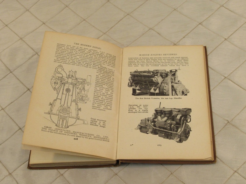 Modern Diesel Sixth Edition Revised in 1941 Iliffe and Sons Vintage ...