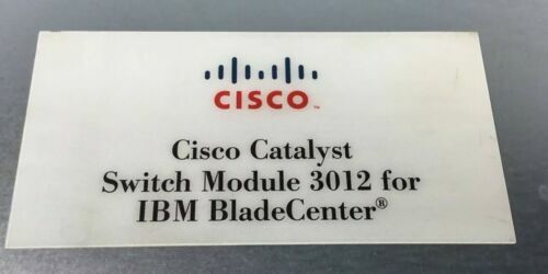 IBM Bladecenter H | Cisco Catalyst Switch Module 3012 | 43W4404 3C | eBay