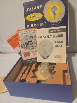 Kalart 400 BC Flash Unit- Box And Cord ONLY !!!!READ!!!! | eBay