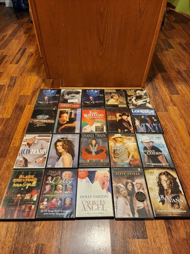 Johnny Cash Country Music DVD Lot Of 20 Tritt Urban Nelson Twain Travis ...