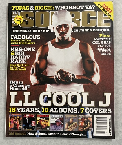 THE SOURCE MAGAZINE #159 DECEMBER 2002 LL COOL J RARE COVER 3 OF 4 ...