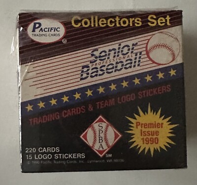 1991 PACIFIC TRADING CARDS COLLECTORS SET SENIOR BASEBALL FACTORY ...