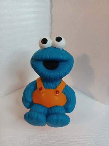 Sesame Street Jim Henson MUPPETS Cookie Monster WEEBLE WOBBLE TOY ...