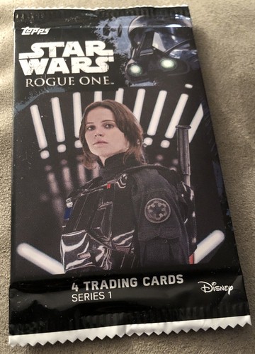 Topps Disney Star Wars Rogue One Series 1 Trading Cards (1 Pack of 4 ...