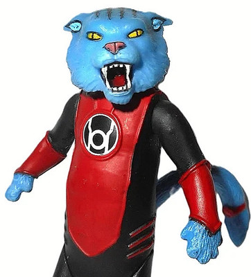 2012 DC universe Classics DEX-STAR Red Lantern cat green lantern dex ...