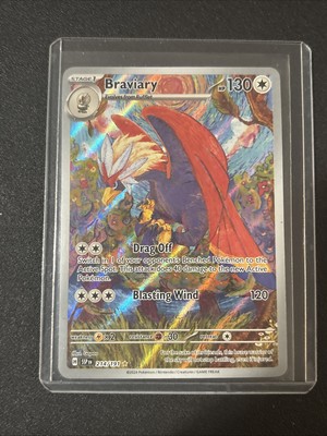 Braviary 214/191 Illustration Rare Full Art Holo Surging Sparks GREAT ...