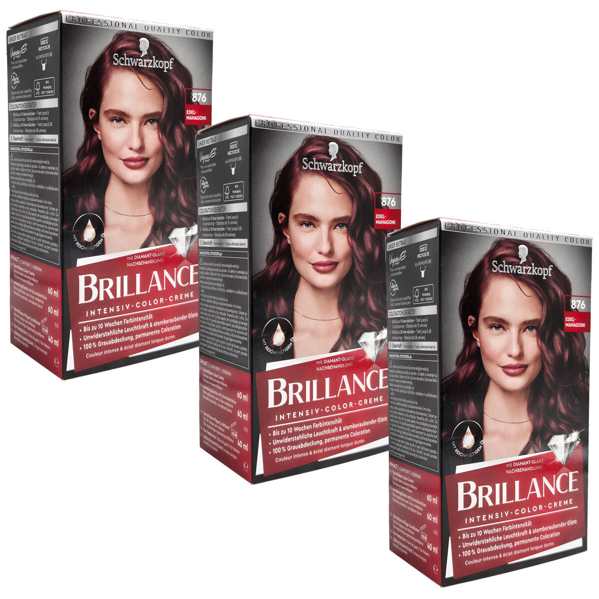 Rot Violette Haarfarbe FYNE Permanente Haarfarbe Für Damen, Rot,