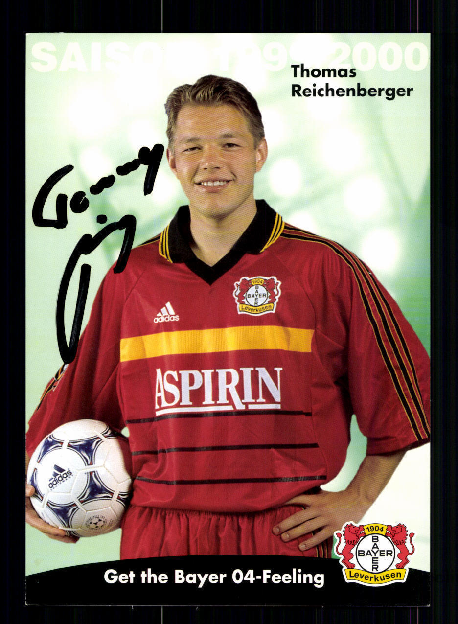Thomas Reichenberger Autogrammkarte Bayer Leverkusen 1999-00 Original ...
