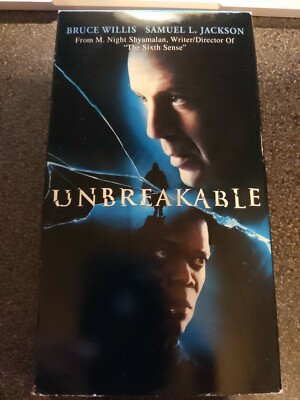 2001 Unbreakable VHS Video Tape Bruce Willis | eBay