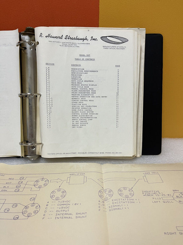 R.Howard Strasbaugh Model 60T Maintenance Instruction Manual | eBay