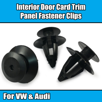 5x Clips for VW Interior Trim Door Card Mouldings Panels Boot Lining ...