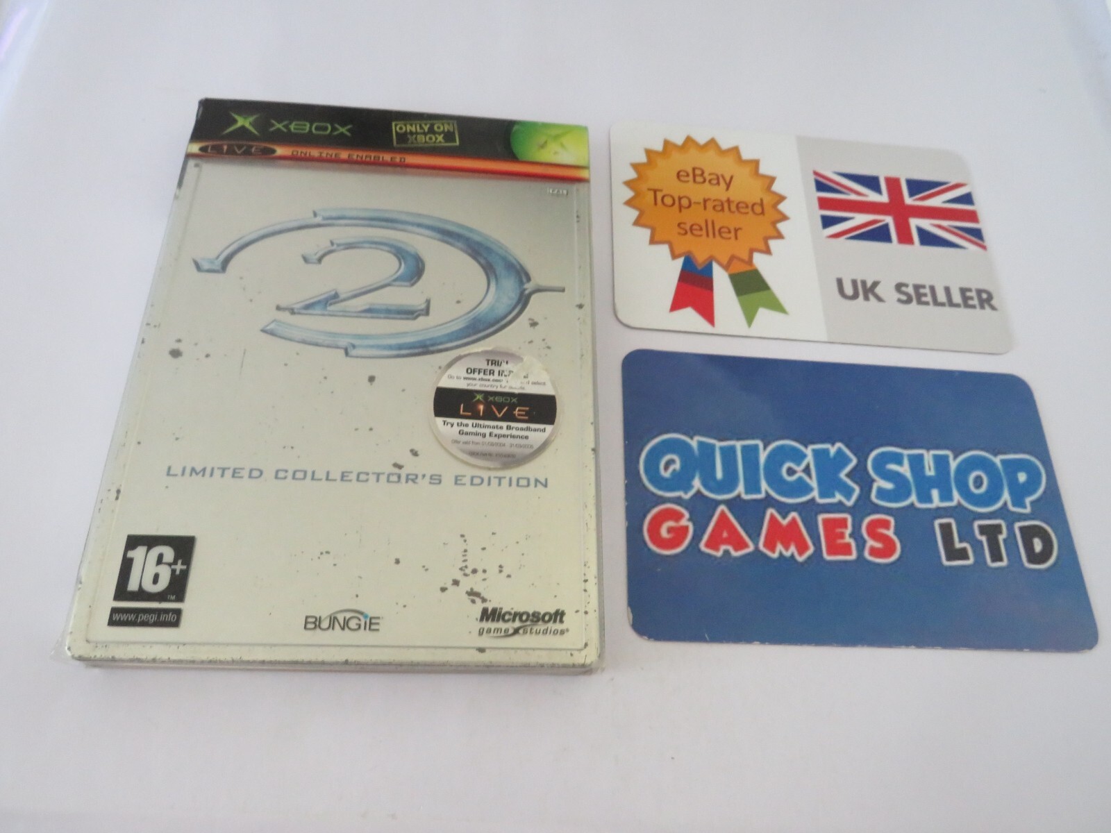 XBOX ORIGINAL HALO 2 COLLECTOR'S EDITION STEELBOOK pal | eBay