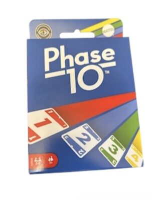 Phase 10 Card Game Mattel Original rummy type card | eBay