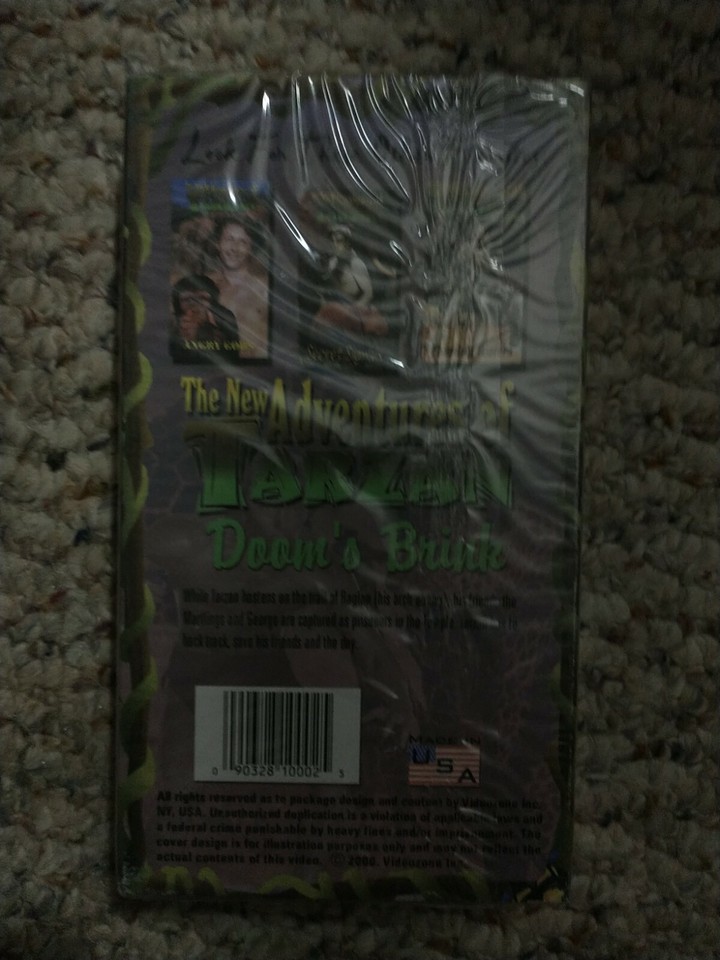 Brand New Sealed - The New Adventures of Tarzan - Doom's Brink (VHS ...