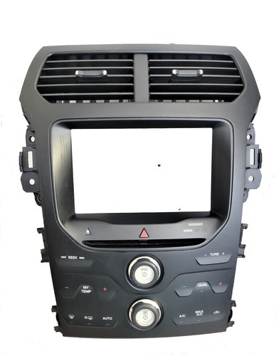 2012 Ford Explorer OEM 8" Radio Display Climate Control Faceplate BEZEL ...