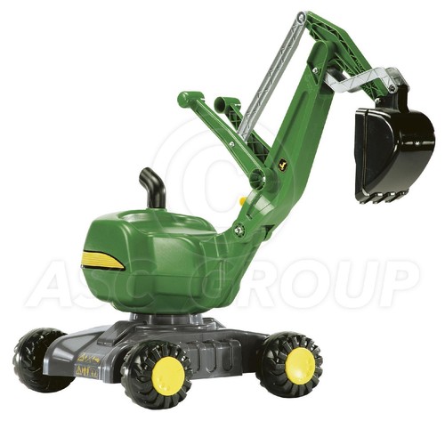 Rolly Toys - John Deere Digger Excavator on Wheels - Sit on 360 ...