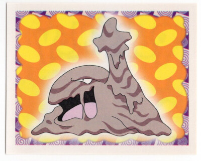 Pokemon Card - 1999 Muk 89 Sticker - Topps Merlin Nintendo Anime Vtg | eBay