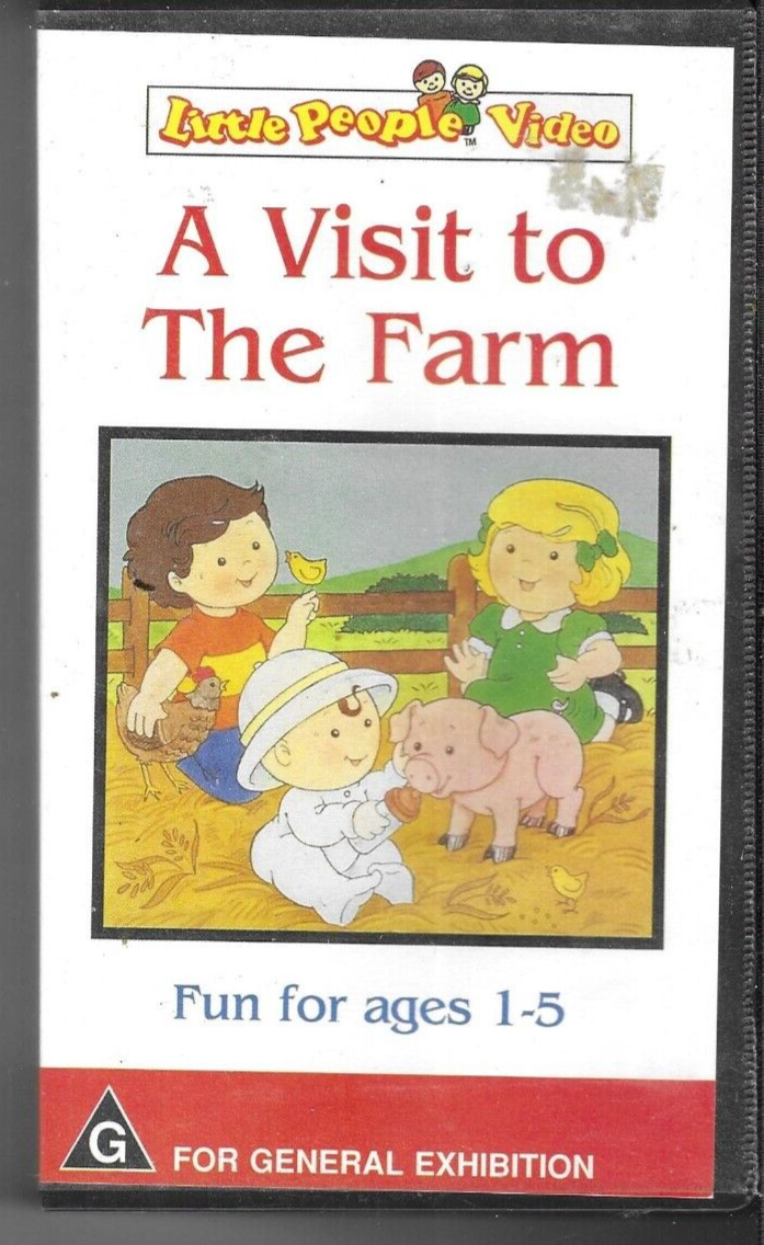 LITTLE PEOPLE VIDEO : A VISIT TO THE FARM (Children's Pal Vhs Video ...