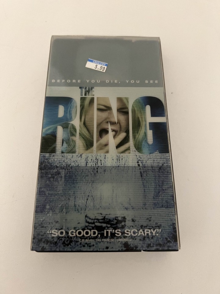 The Ring VHS Tape Movie Horror Thrilling Scary | eBay