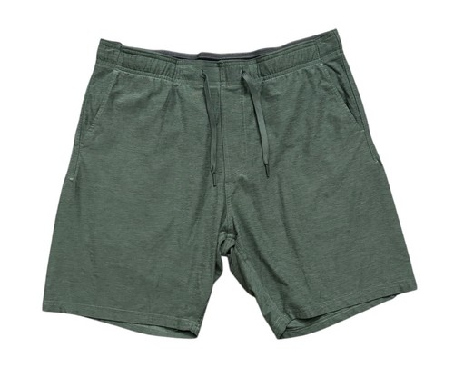 Vissla Shorts Mens Size Large (34") Green Comp Lite Eco Elastic 18" Walkshorts | eBay
