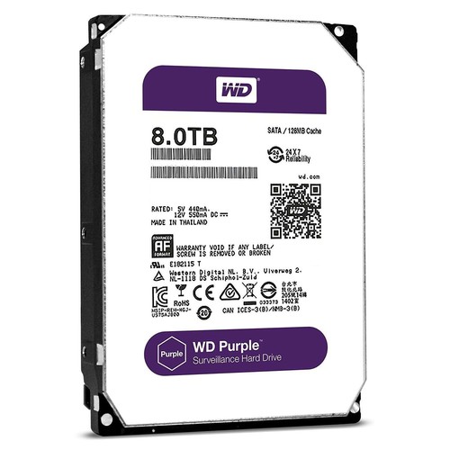 WD WD82PURZ Purple Surveillance Hard Drive 8TB 7200 RPM for sale online ...