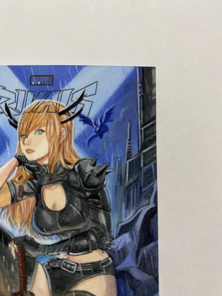 2025 Rivals Japan Studio MARVEL Magik & Lockheed Sketch Card 1/1 | eBay