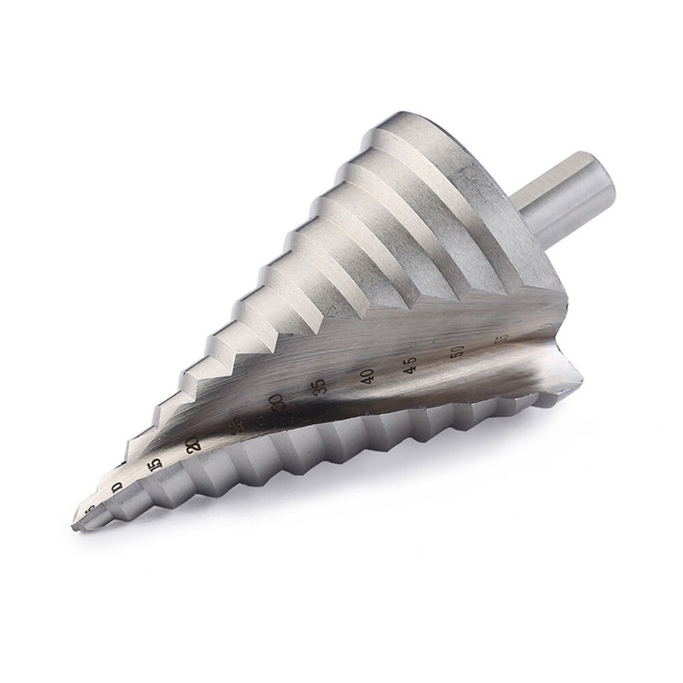 6-60mm Step Drill Bit HSS 12 Steps Pagoda Drill Spiral Groove Metal ...