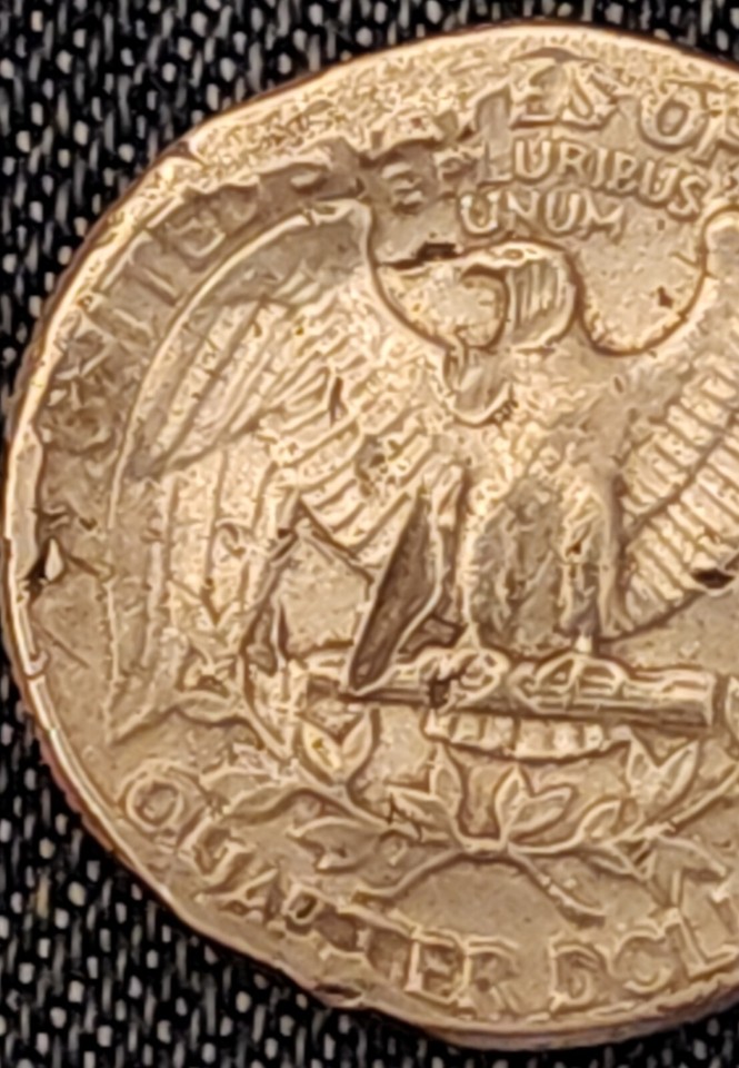 1983 D Very Rare Washington Quarter Filled In Mint Mark DDO Multiple ...