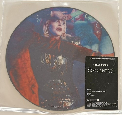 Mint MADONNA God Control 7” Picture Disc Chile 2019 Unofficial | eBay