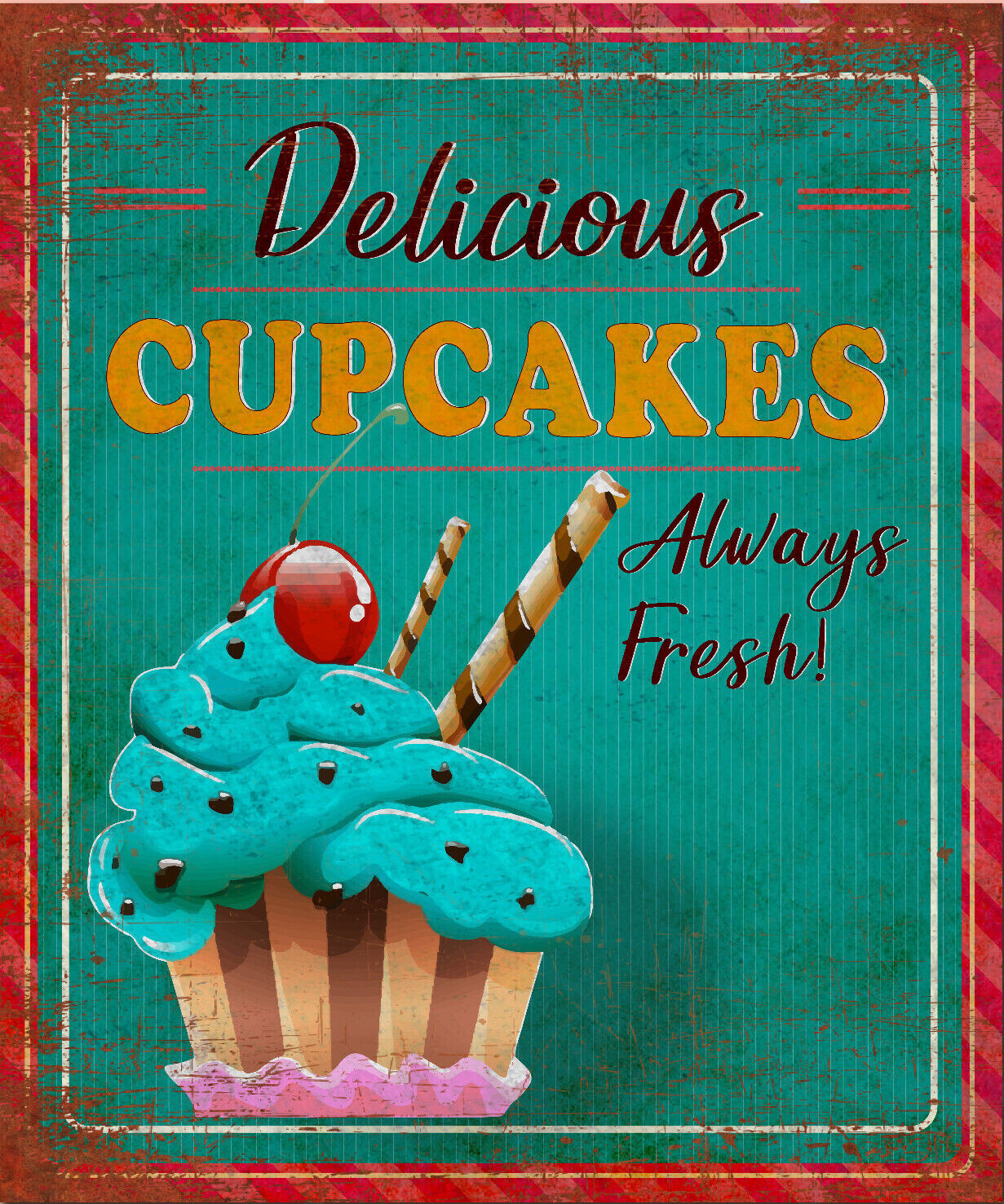 METAL TIN SIGN PLAQUE Wall Decor Signs Vintage Retro Man cave Poster ...