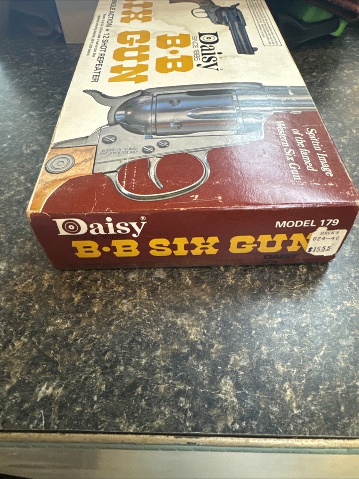 Nice Vintage Daisy BB Six Gun Model 179 Spittin’ Image 12 Shot Colt ...