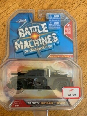 JADA Battle Machines 1999 Chevy Silverado Dooley Pickup Truck 1:64 ...