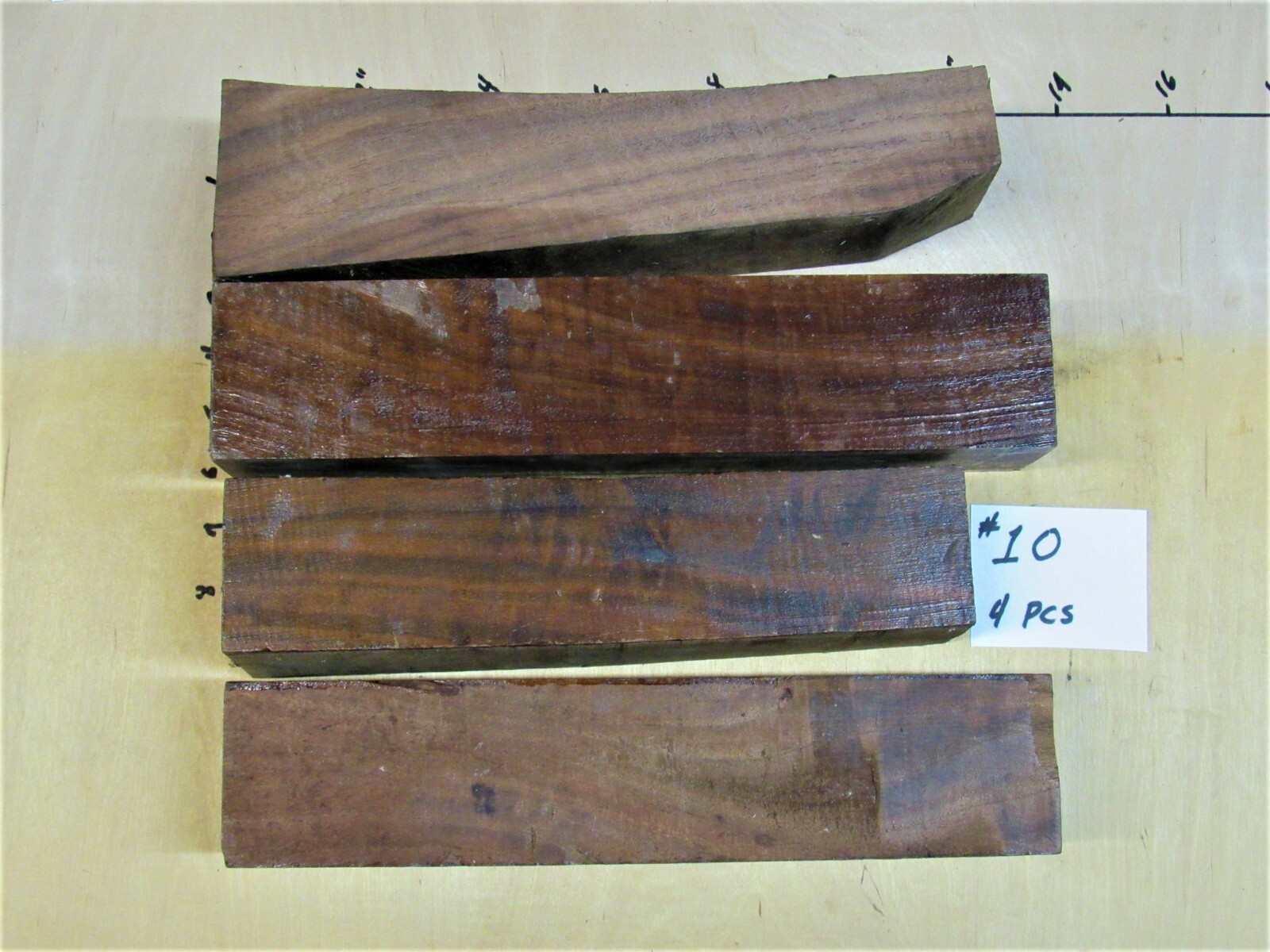 Walnut fiddleback turning wood, lathe, blanks Gunstock Fore end | eBay