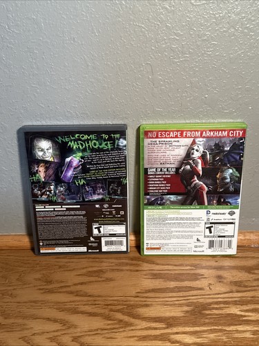Batman Arkham Asylum And City XBOX 360. Game Lot Complete Tested Game ...