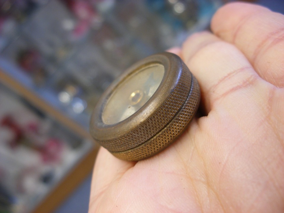 Antique Vintage Marbles Gladstone MI Brass Compass | eBay