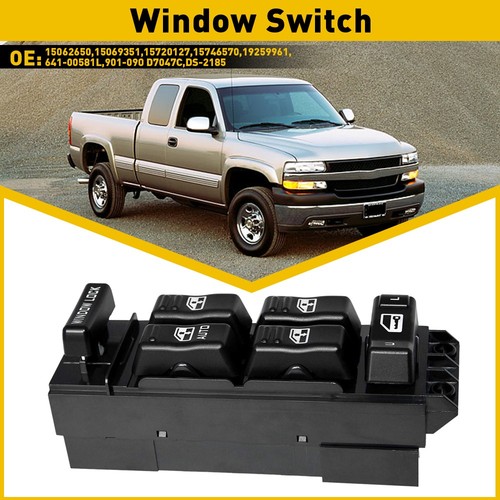 Left Power Window Master Control Switch for Chevy Silverado Suburban ...