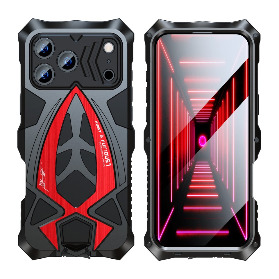 Armor Case Cover for iPhone 17 Pro Max Metal Bumper Heavy Duty Full ...