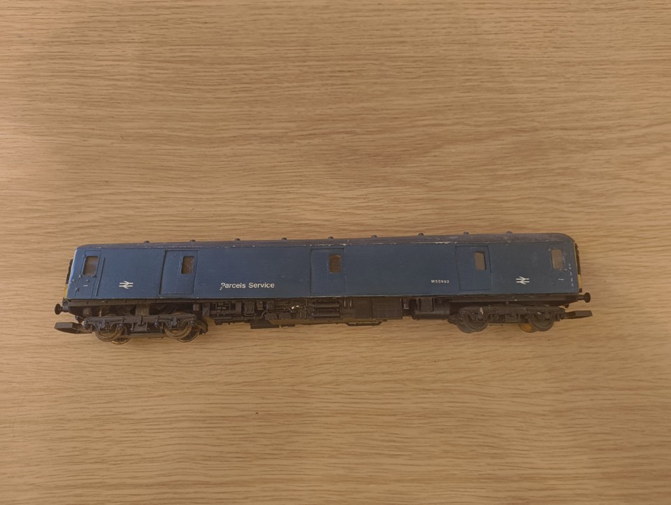 Lima Class 128 Parcels DMU BR Blue Spares Or Repairs OO Gauge | eBay UK
